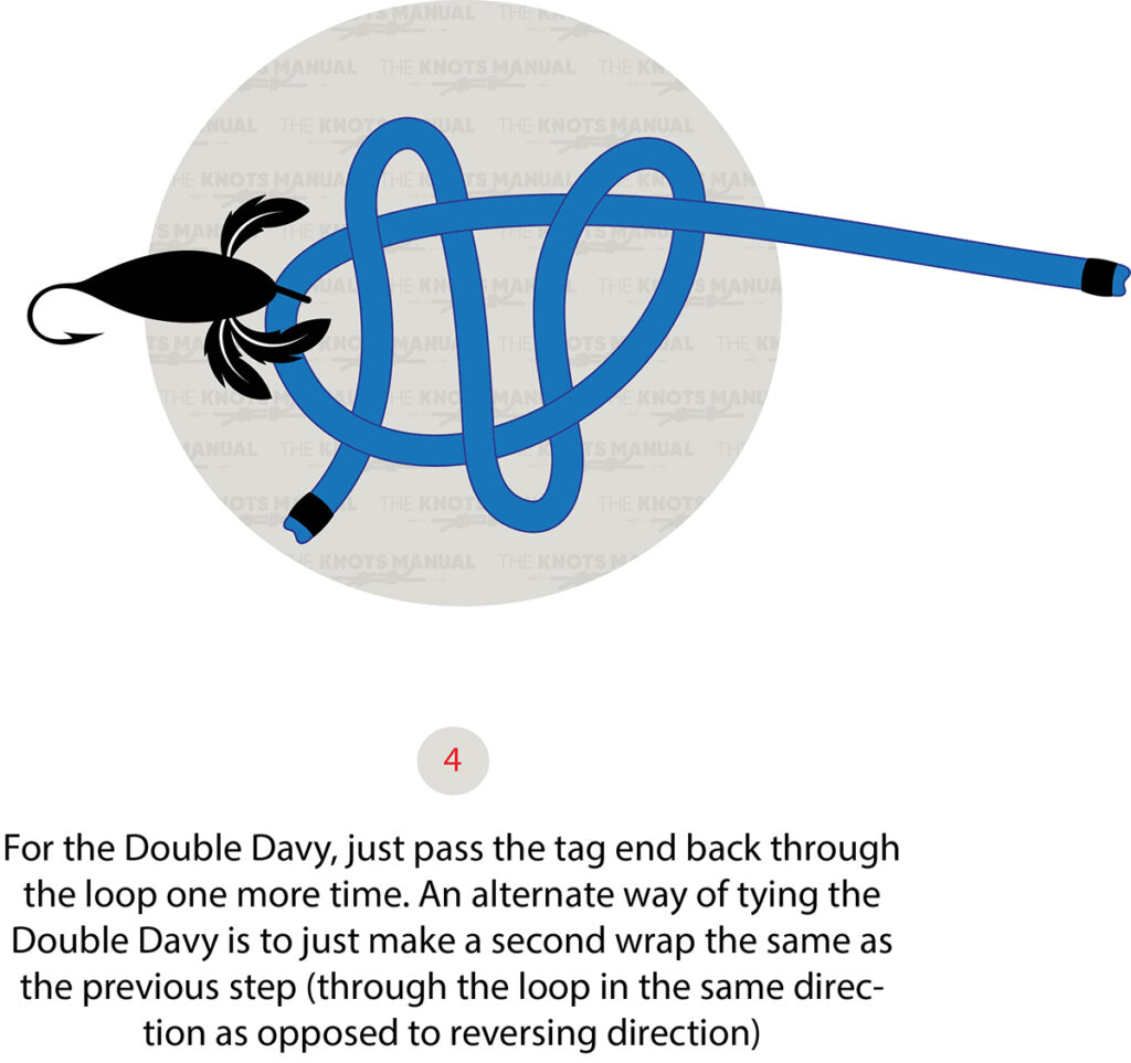 How to Tie a Double Davy Knot - The Knots Manual