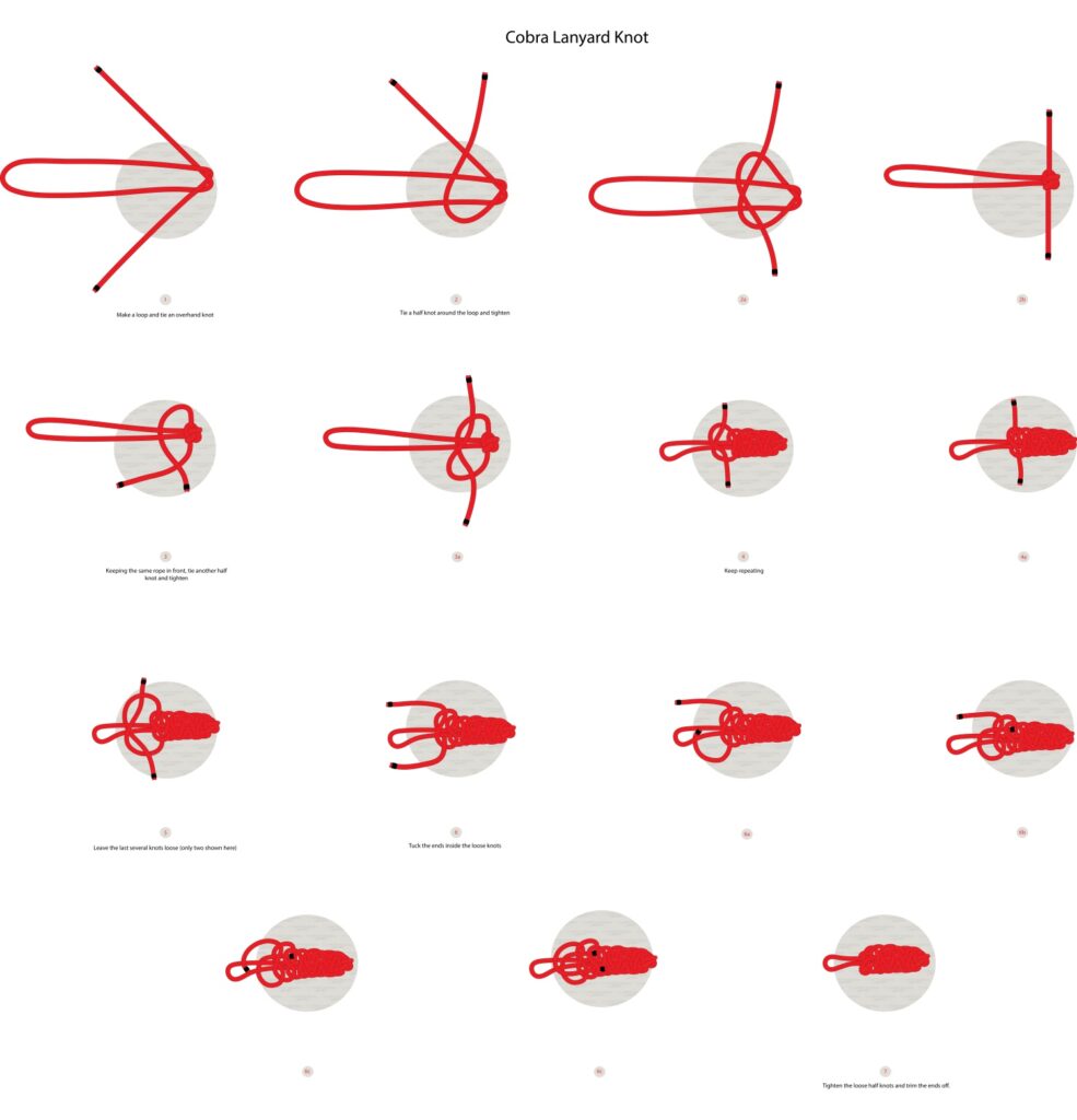 Cobra Lanyard Knot - The Knots Manual