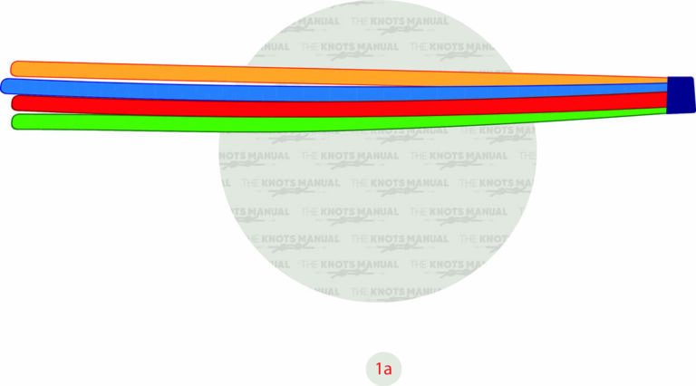 How to Tie a Crown Sinnet (Alternating and Continuous)