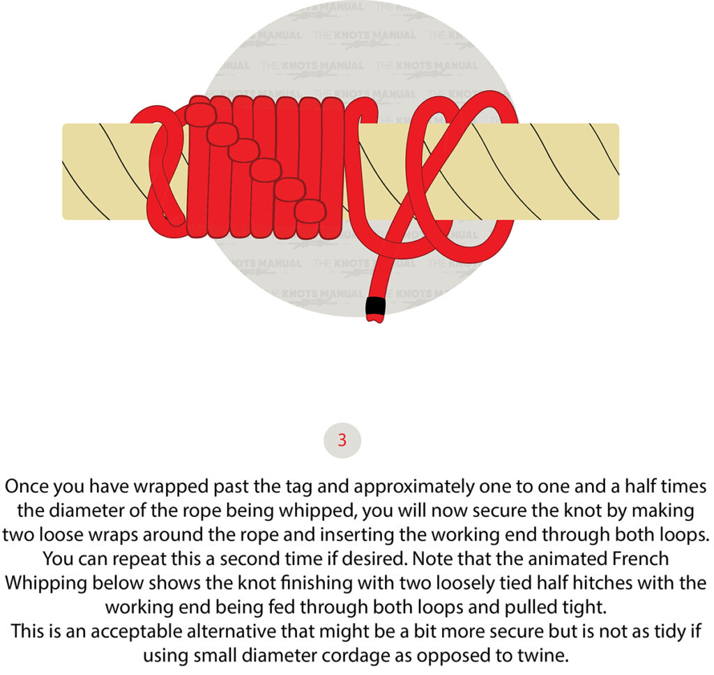 French Whipping Knot - The Knots Manual