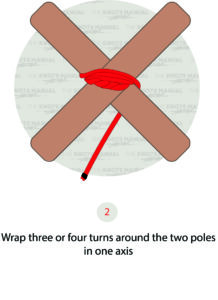 How to Tie a Diagonal Lashing Knot: Step-By-Step Guide