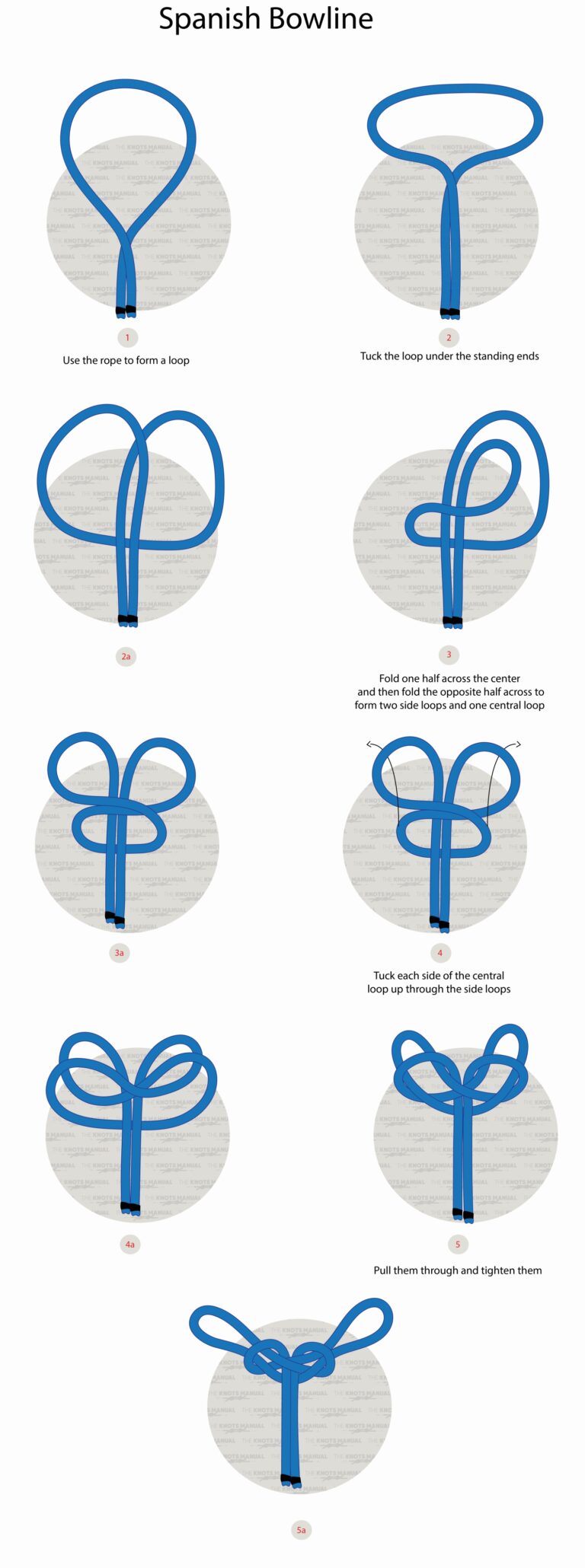 How to Tie the Spanish Bowline Knot (Illustrated Guide)