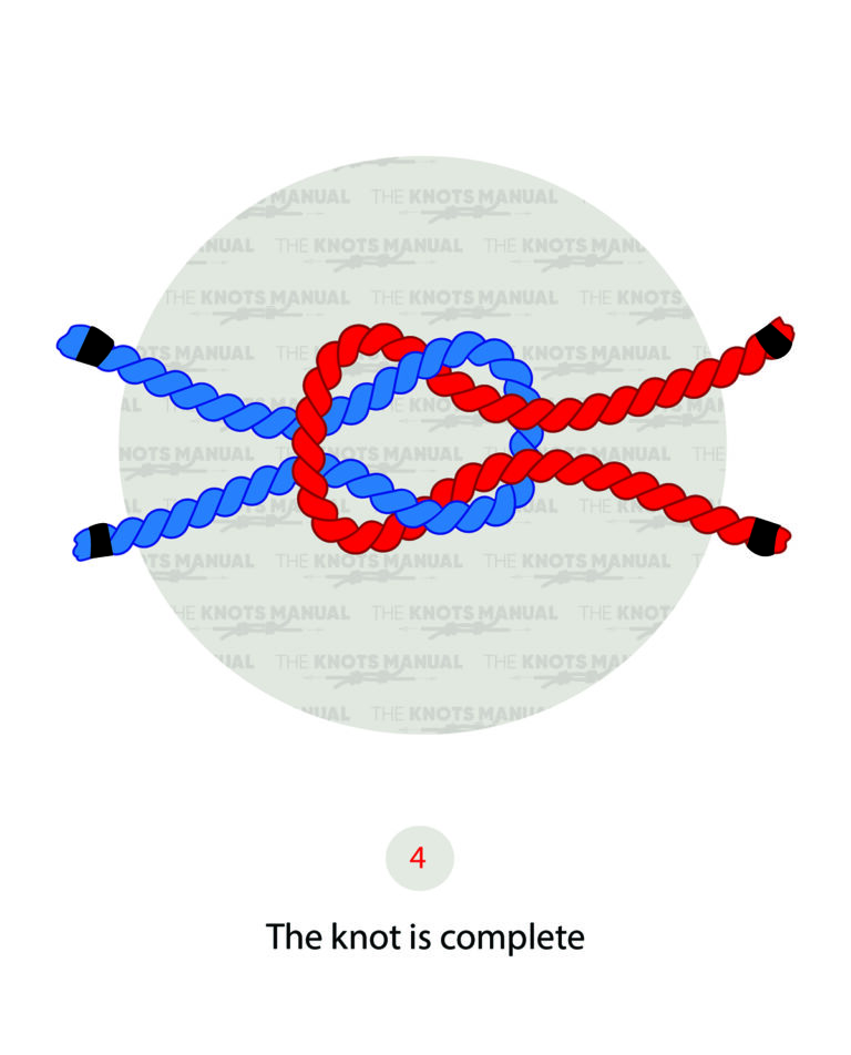 Square Knot - How to tie a Square Knot using Step-by-Step Images