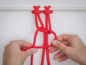 How to tie a Macrame Square Knot (With Pictures)