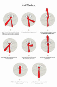How to Tie the Half Windsor Tie Knot (Illustrated Guide)