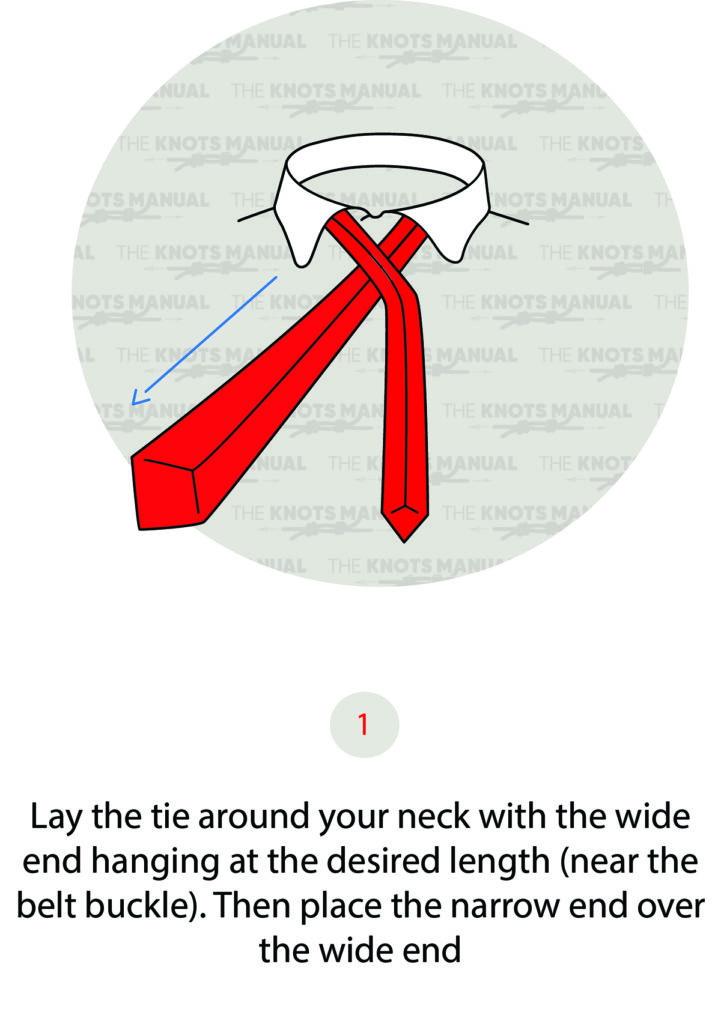 How to Tie the Oriental (Simple) Tie Knot: Illustrated Guide